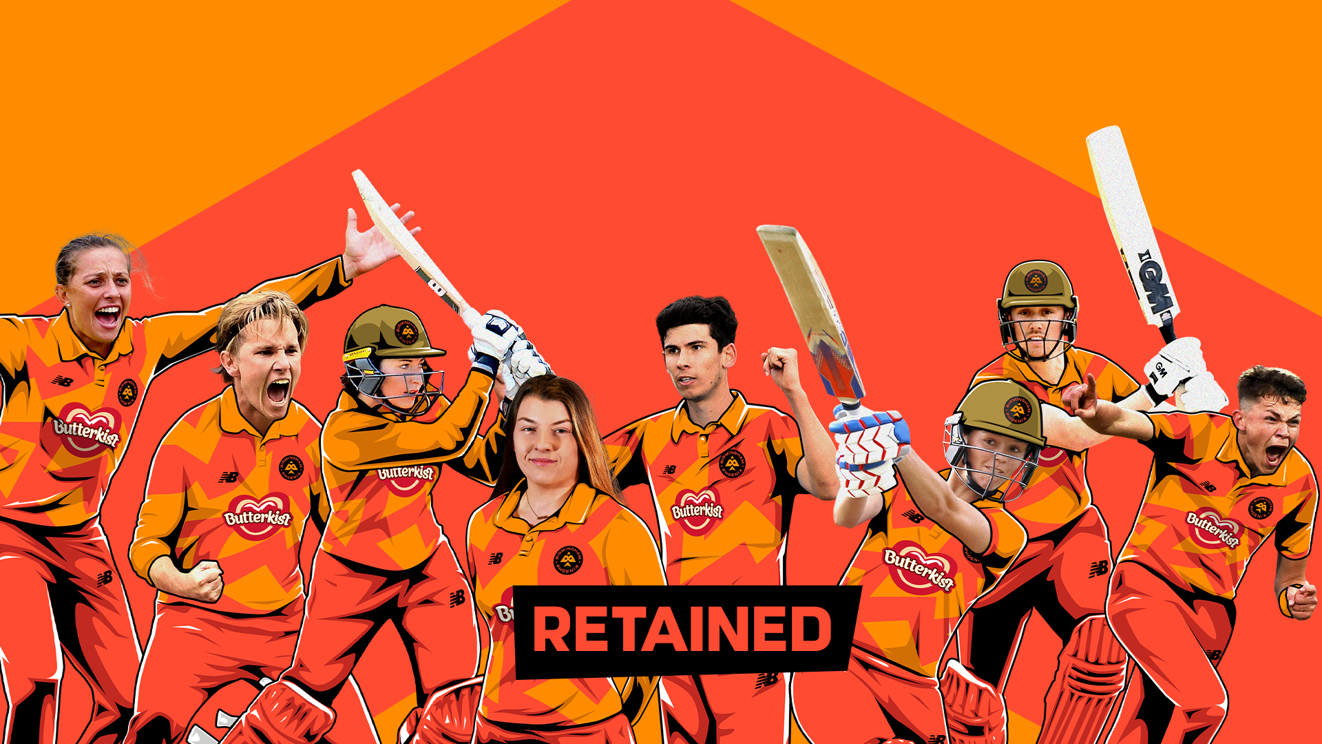 Birmingham Phoenix retain eight more players