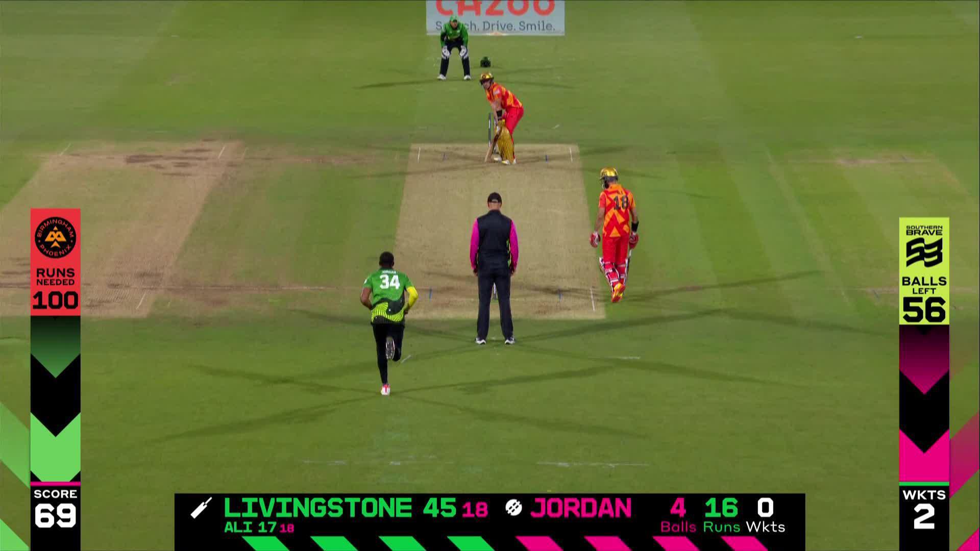 Tim David Runs Out Liam Livingstone with Miraculous Piece of Fielding