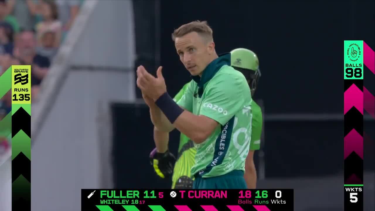 Sam Billings finds the stumps superbly