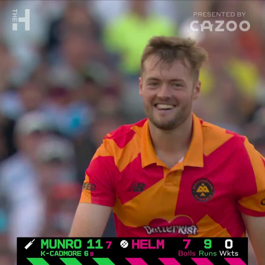 Incredible return Tom Helm catch!