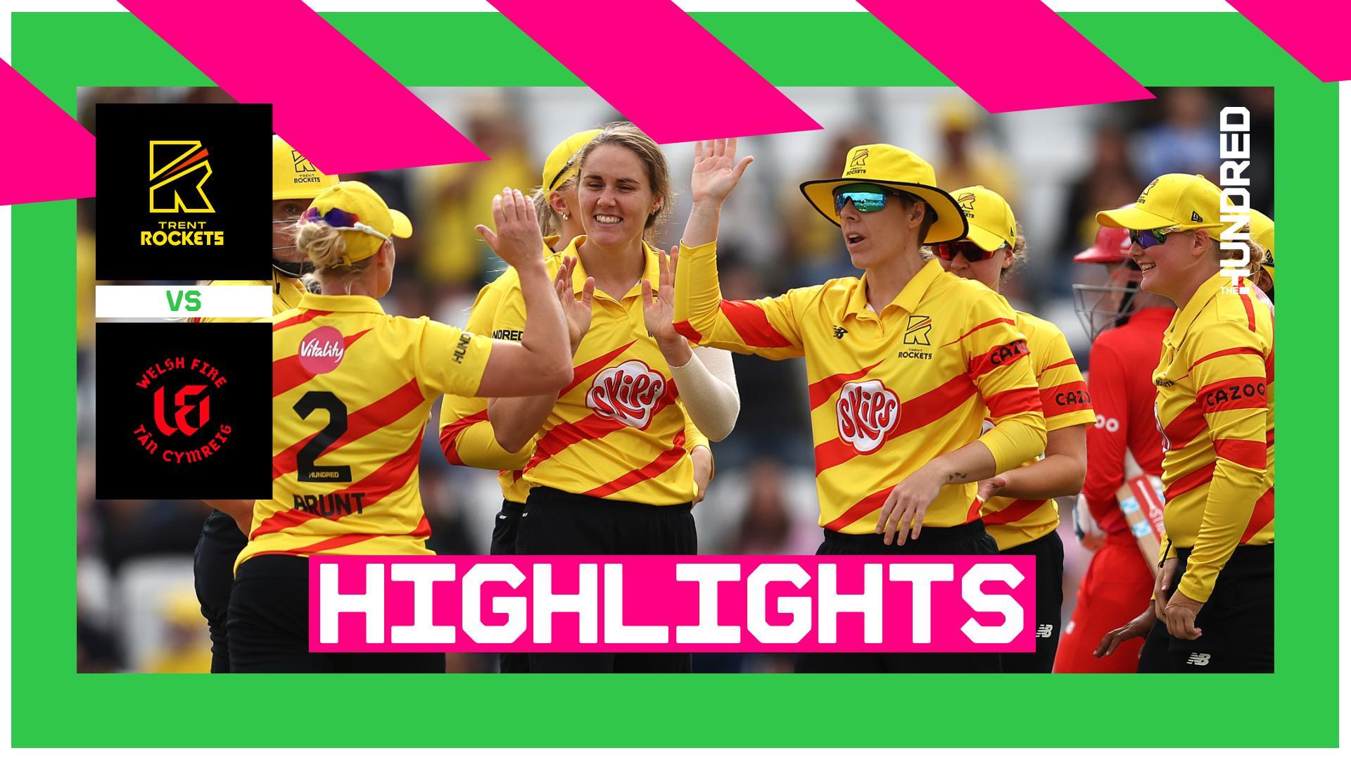 Trent Rockets vs Welsh Fire - Women's Highlights 2022