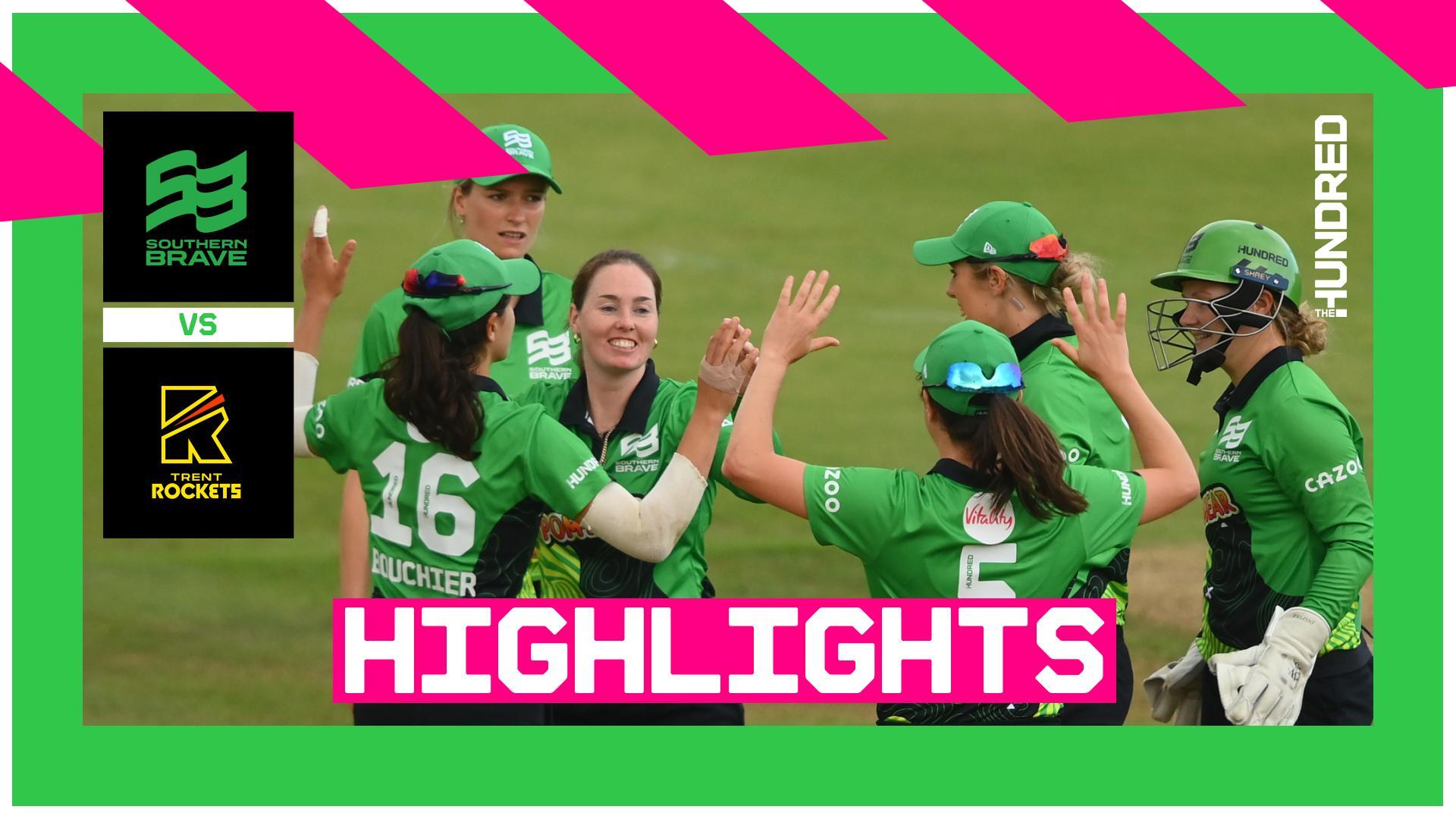Southern Brave vs Trent Rockets - Women's Eliminator Highlights 2022