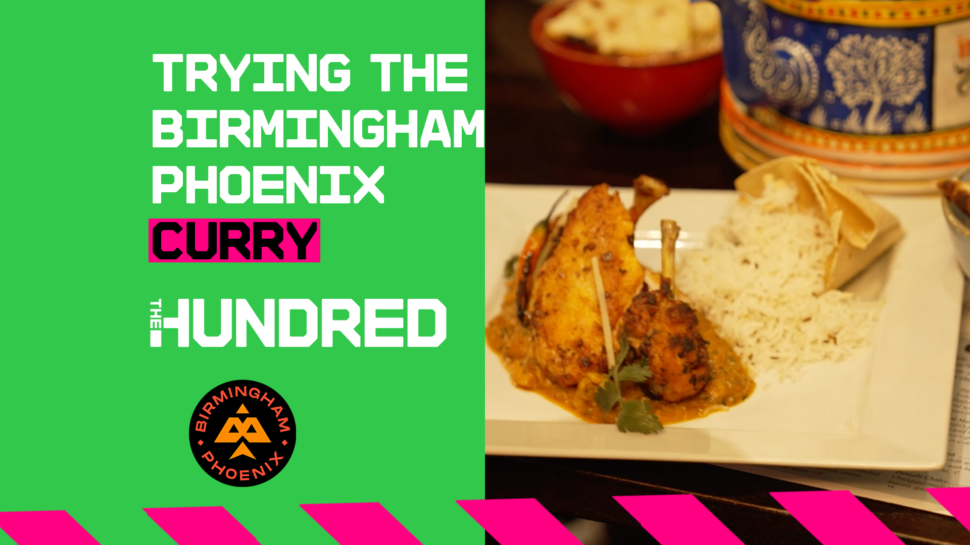 Trying the Birmingham Phoenix curry