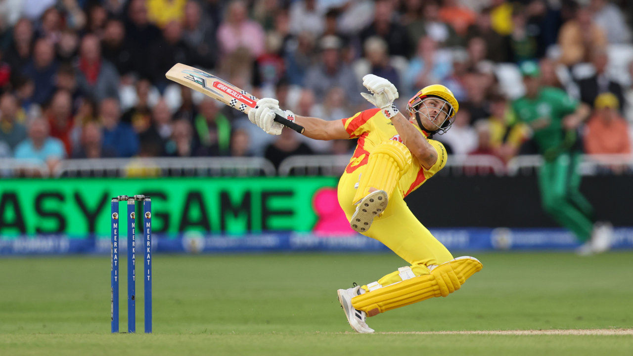 Reverse hit sends Sam Hain off his feet