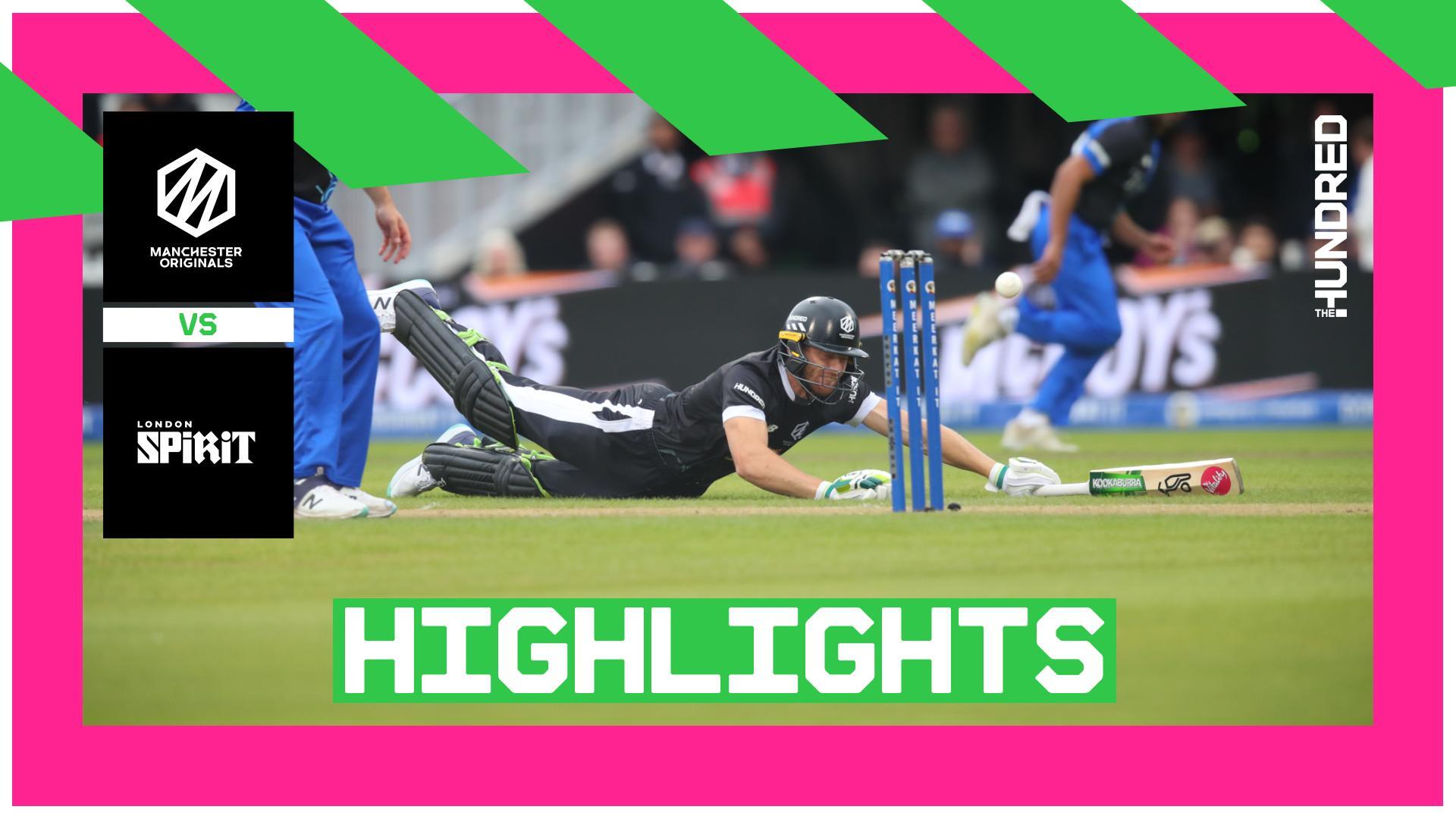 Manchester Originals vs London Spirit - Men's Highlights 2023