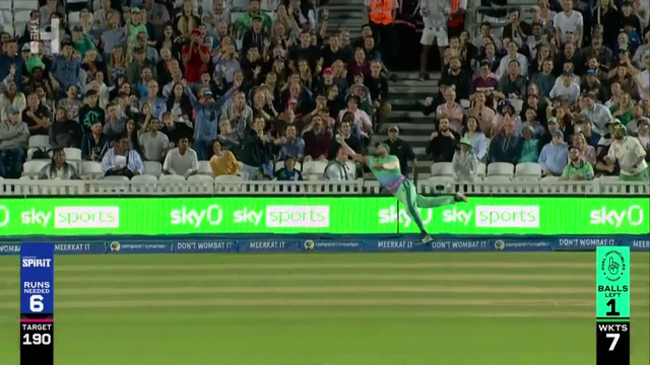 Ross Whiteley makes unbelievable boundary stop