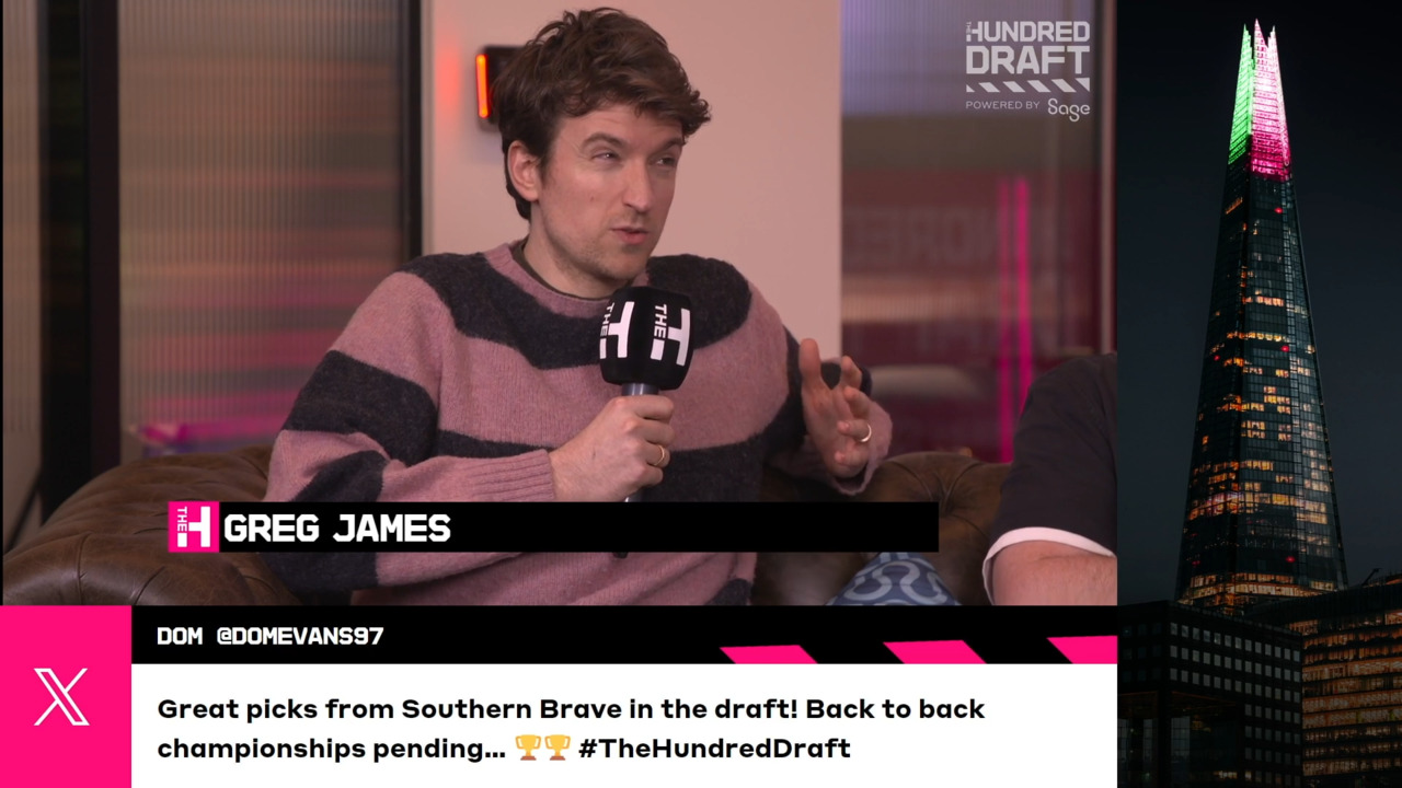 Greg James and Felix White discuss being Oval Invincibles co-chairs