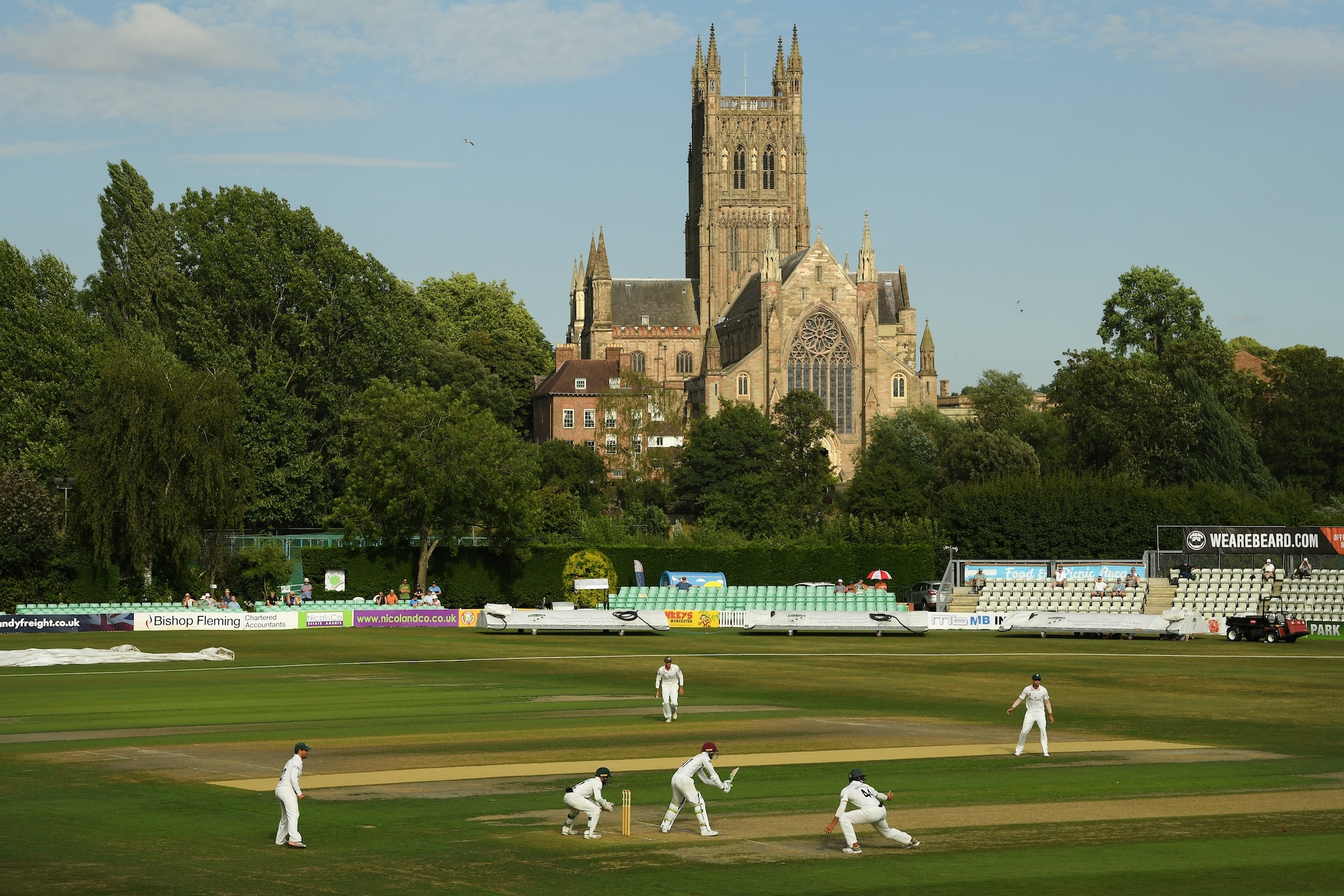 Charge: Josh Cobb and Worcestershire County Cricket Club