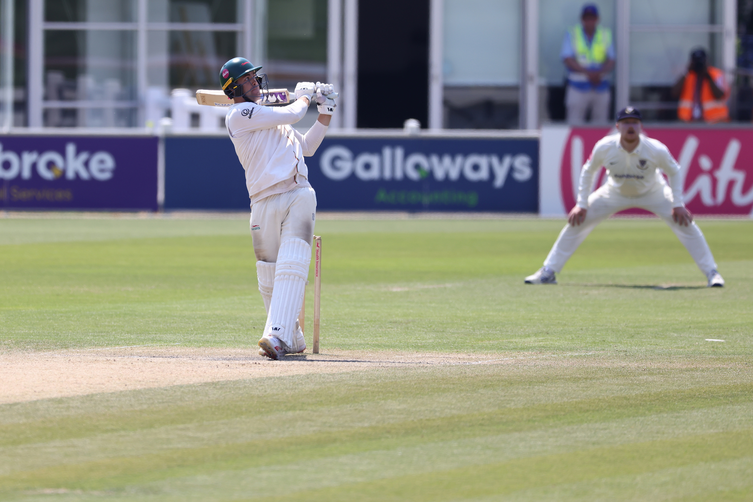 Louis Kimber takes a record 43 from one over