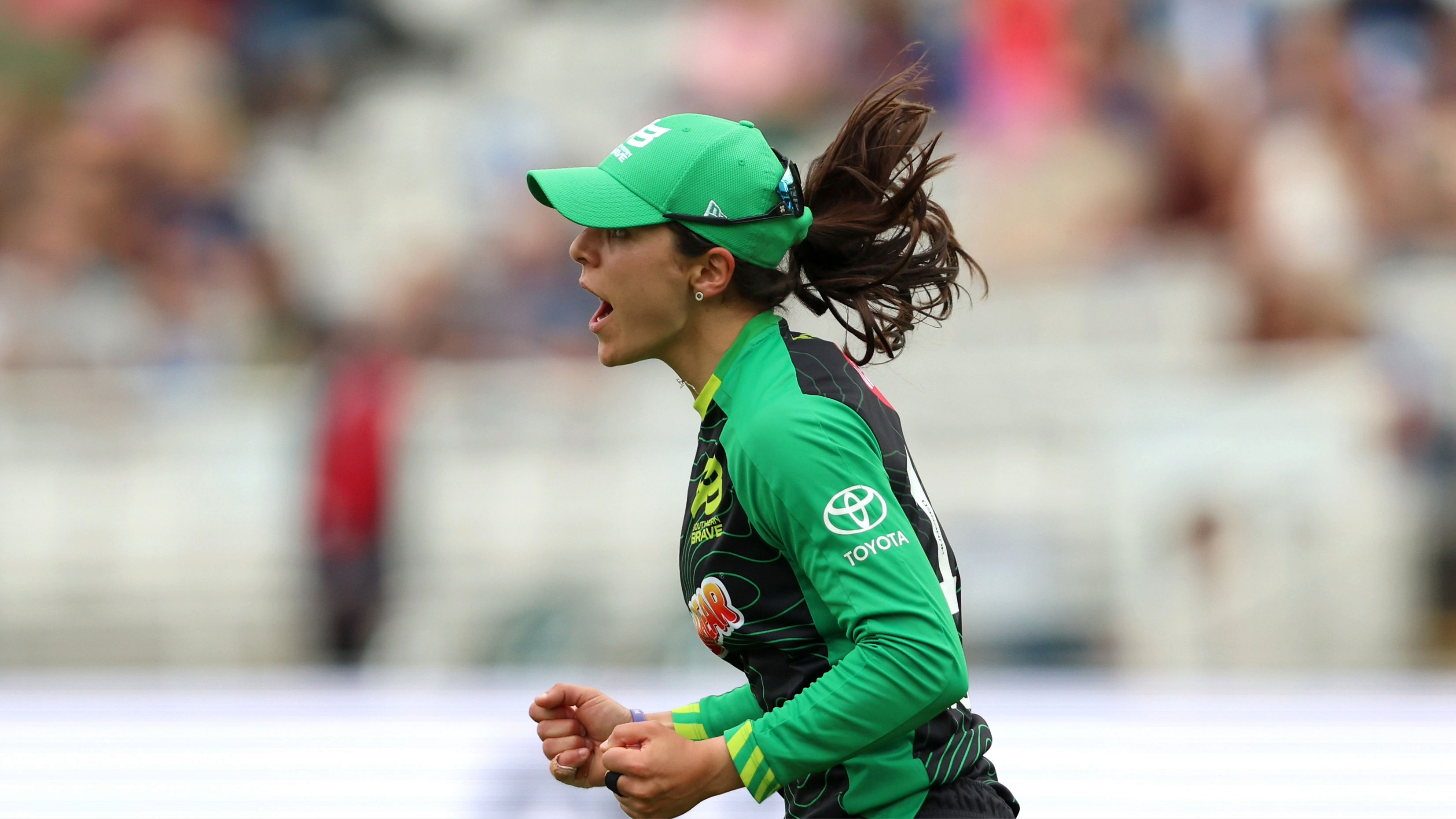 Maia Bouchier's direct hit from the boundary